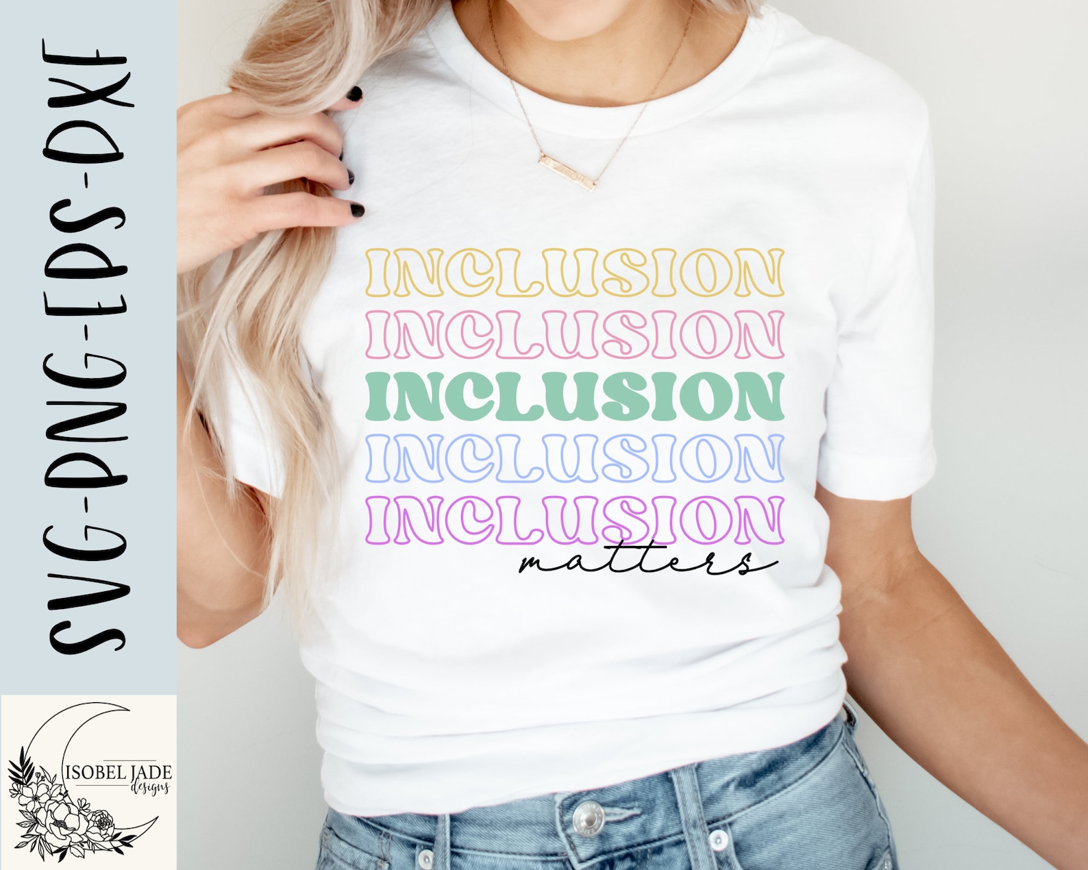 Inclusion Matters SVG Design Kindness SVG for Cricut You - Etsy