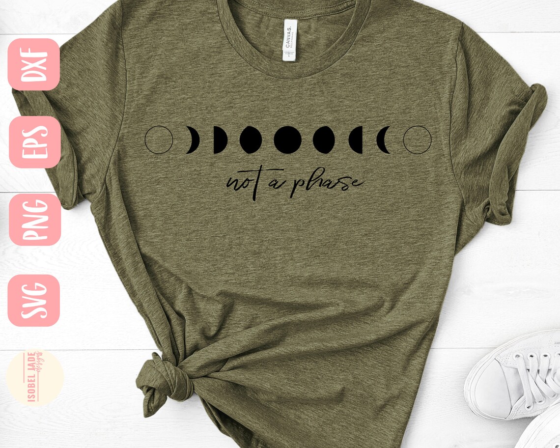 Not a Phase Svg Moon Phase Svg Pride Svg Astrology Svg | Etsy