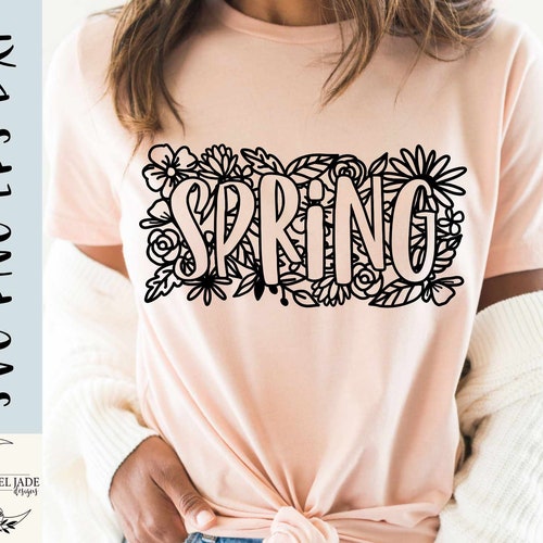 Spring SVG - Etsy