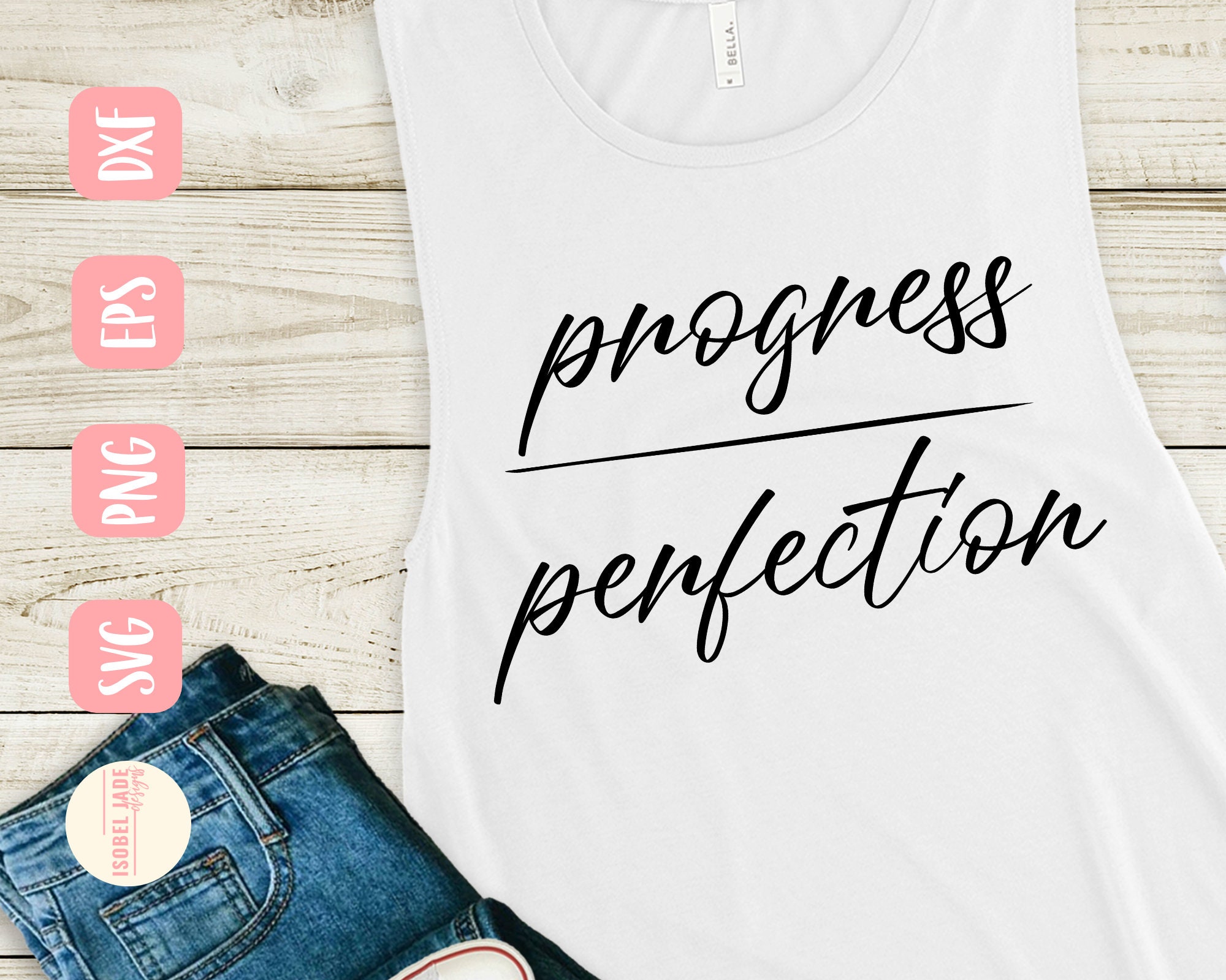 Progress over perfection svg Be the good svg Self love svg | Etsy