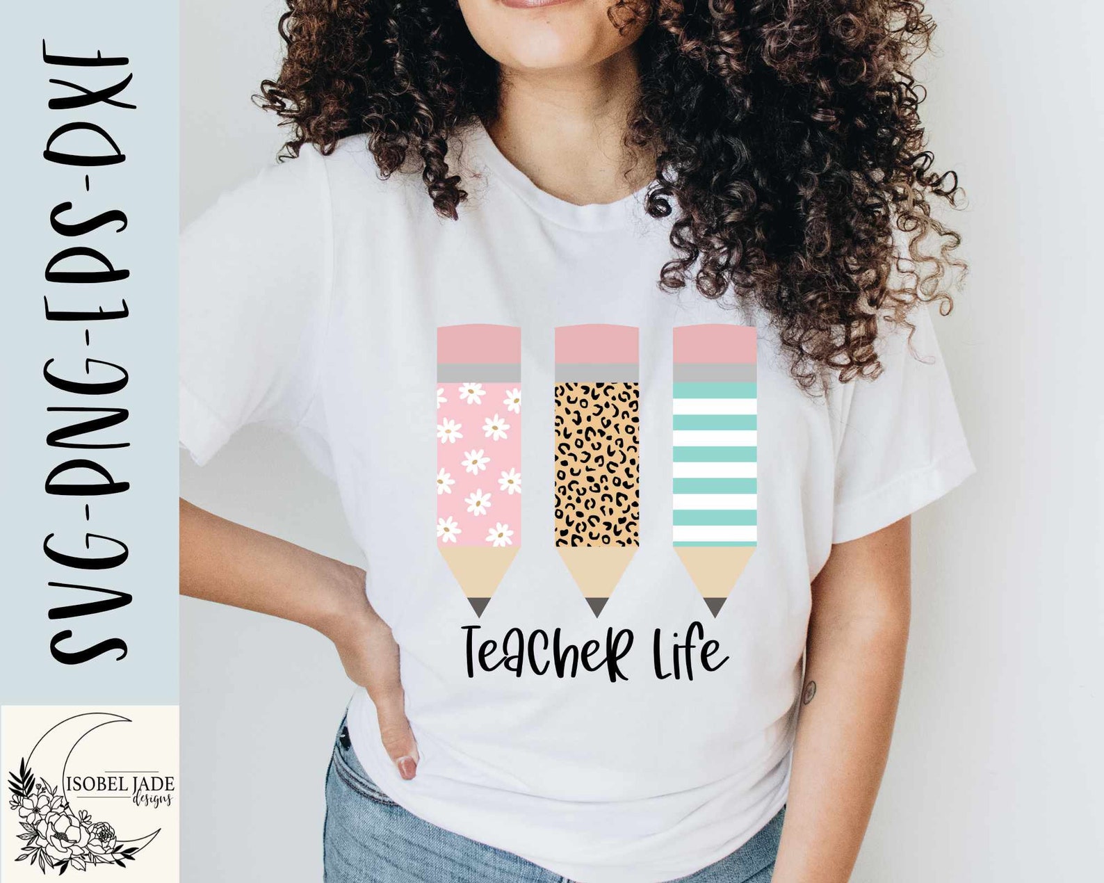 Teacher Pencil SVG Design Teacher Life SVG File for Cricut - Etsy