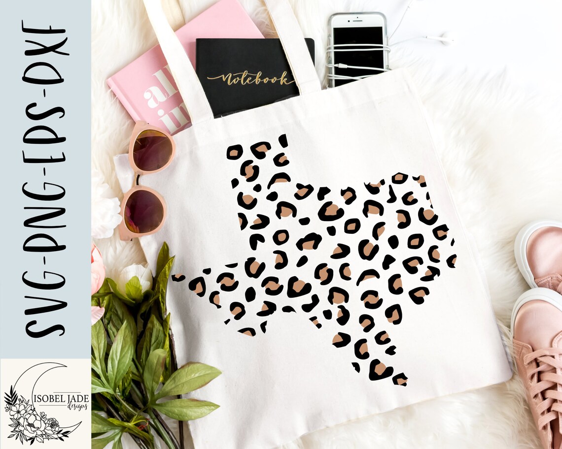 Leopard Texas SVG Design Texas Proud SVG File for Cricut - Etsy