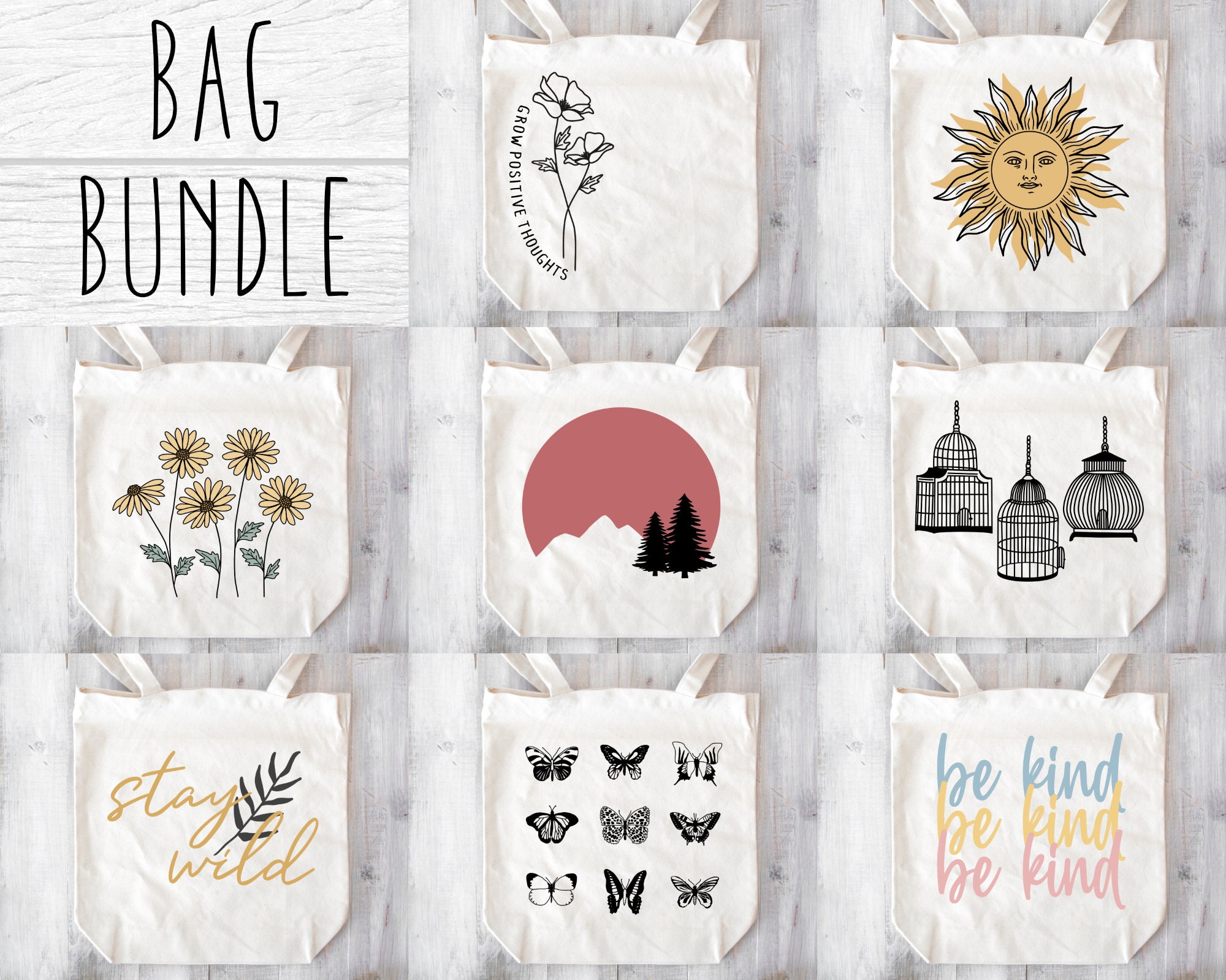 Graphic SVG Bundle Bag SVG for Cricut Popular SVG Bundle - Etsy Canada