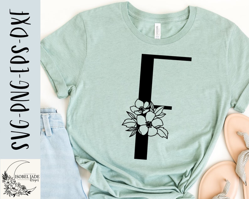 Letter F Svg Monogram Svg Name Svg Floral Letter Svg - Etsy
