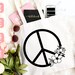 Peace Sign SVG Design Boho SVG File for Cricut floral Peace Sign ...