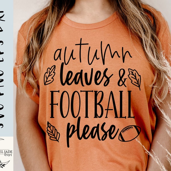 Autumn Leaves and Football Please - Etsy