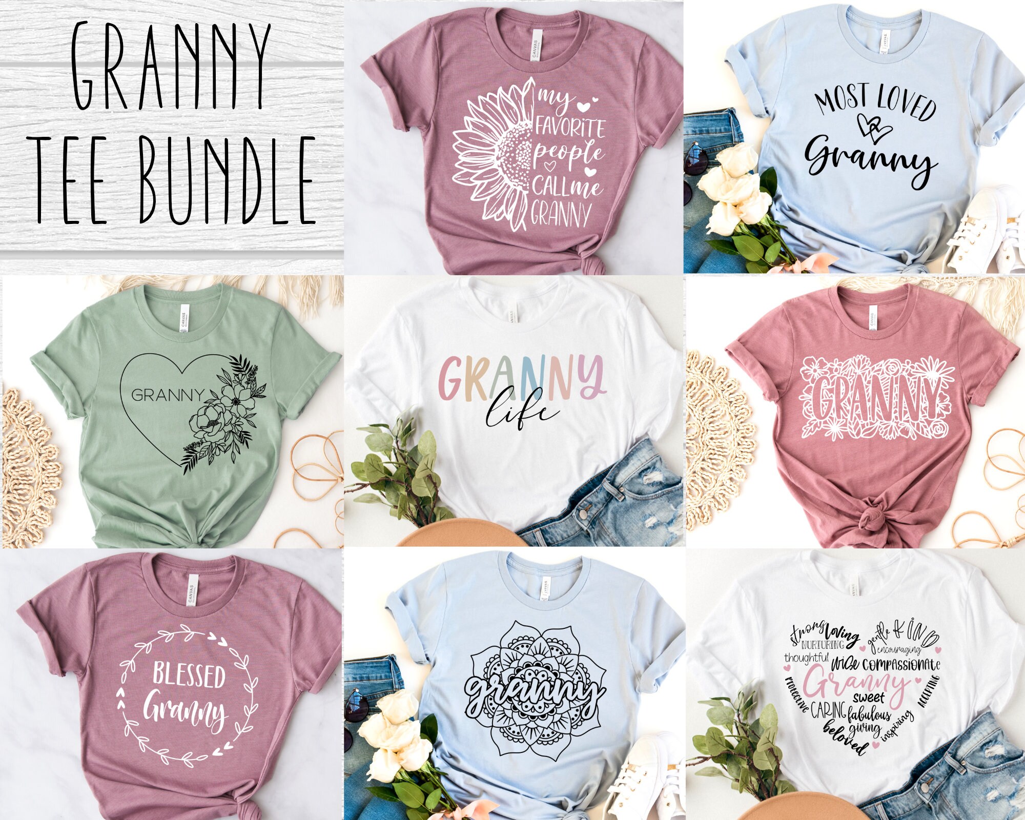Granny SVG Bundle Design Granny Bundle SVG File for Cricut - Etsy Australia