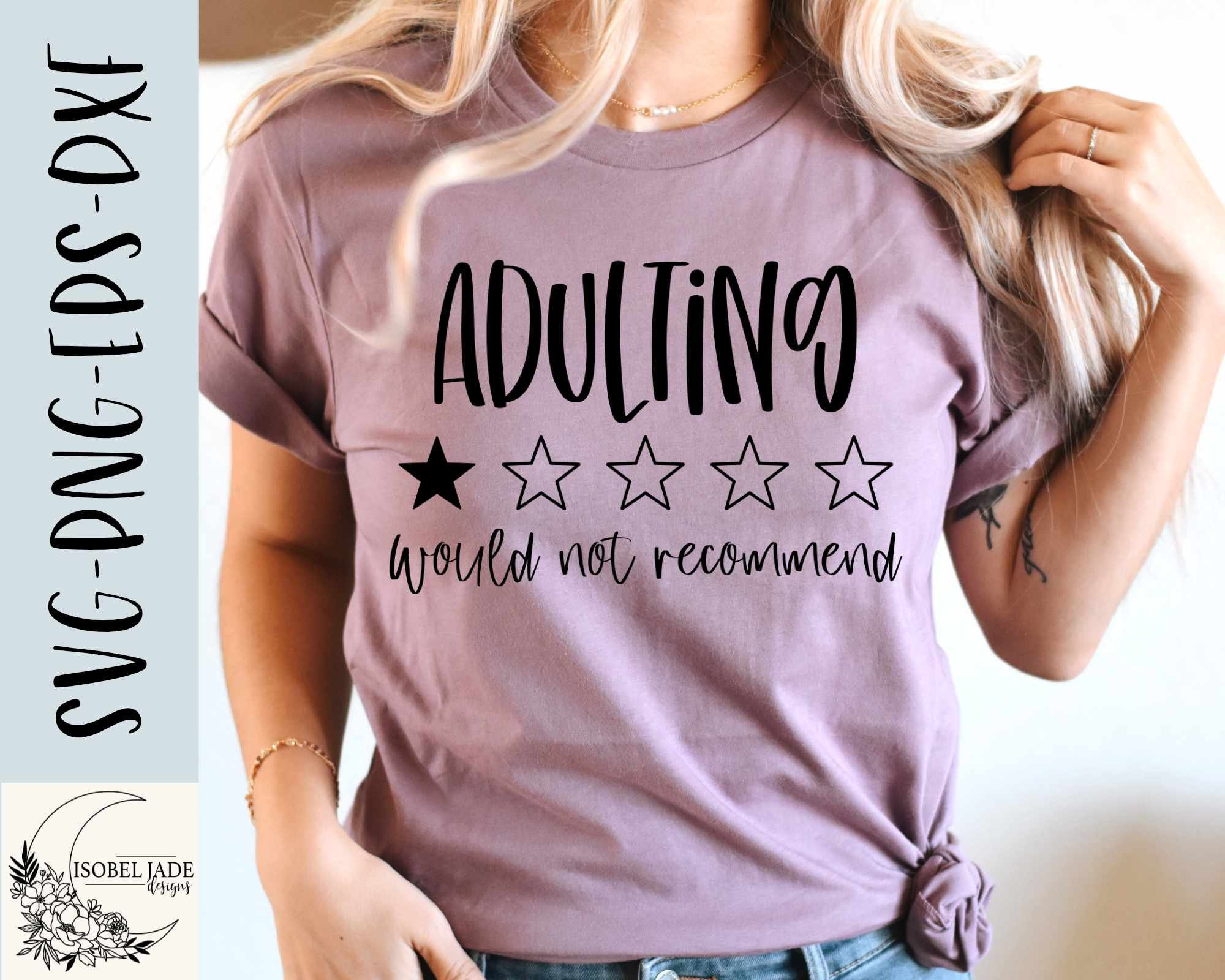 Adulting One Star SVG Design Adulting is Hard SVG File for - Etsy