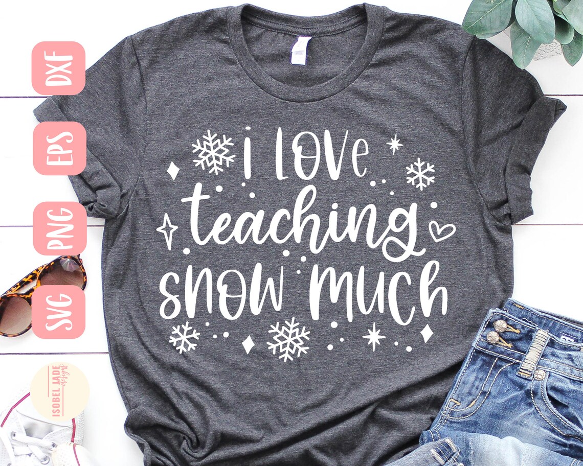 Teacher SVG Design Christmas Teacher SVG File for Cricut I | Etsy