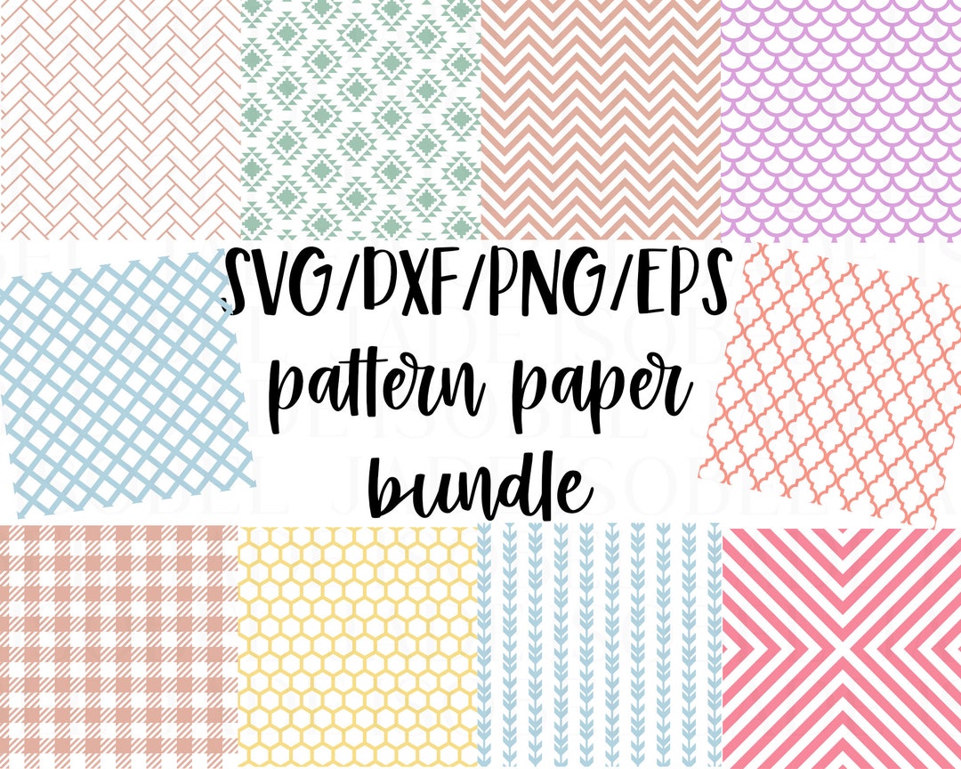 Pattern SVG Bundle Design - Background Pattern Bundle SVG File for ...