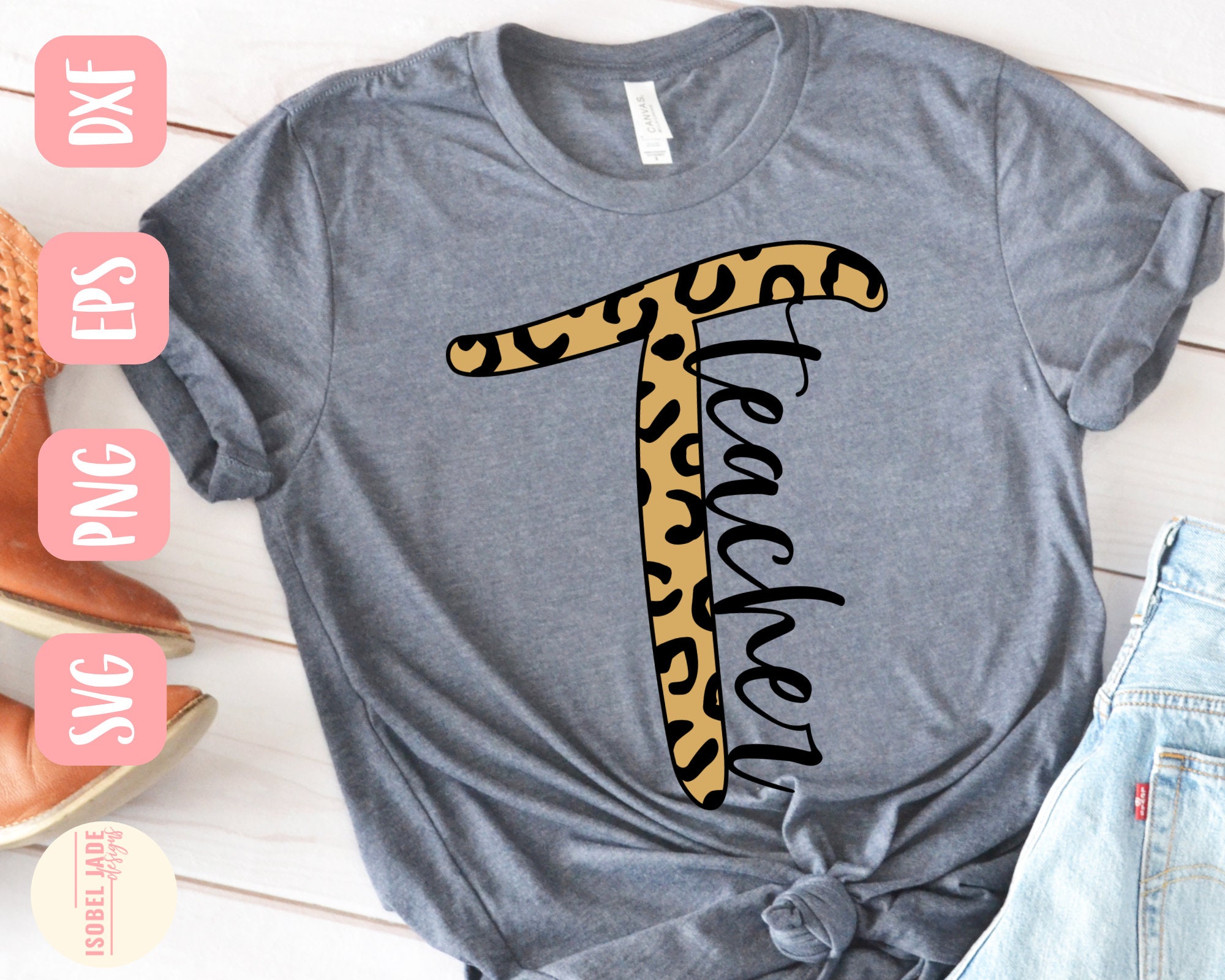 Teacher Leopard Svg Teacher Svg Leopard Print Svg Teacher - Etsy