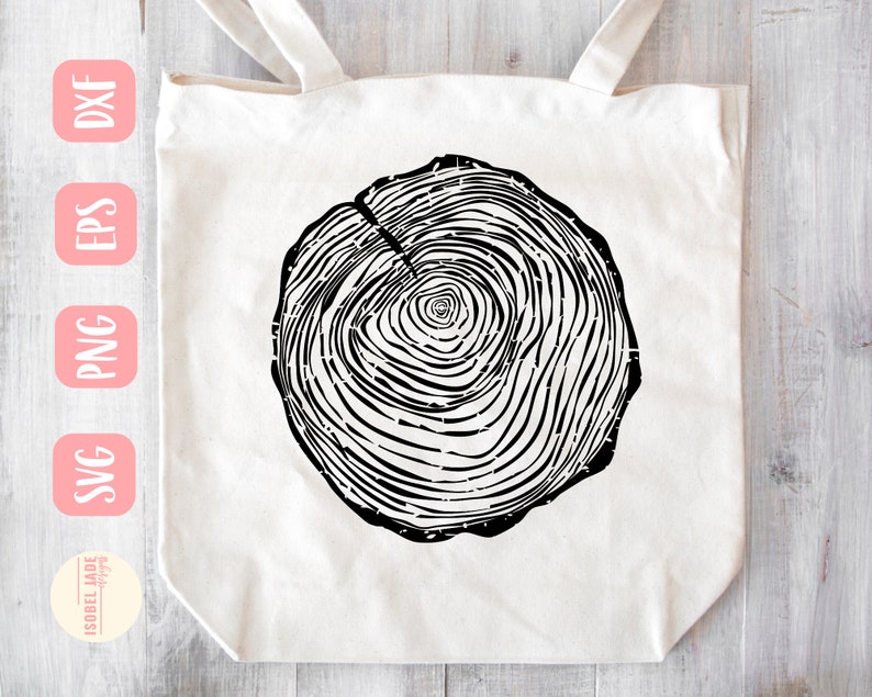 Wood slice svg Tree svg Wood svg Nature svg Camping svg | Etsy