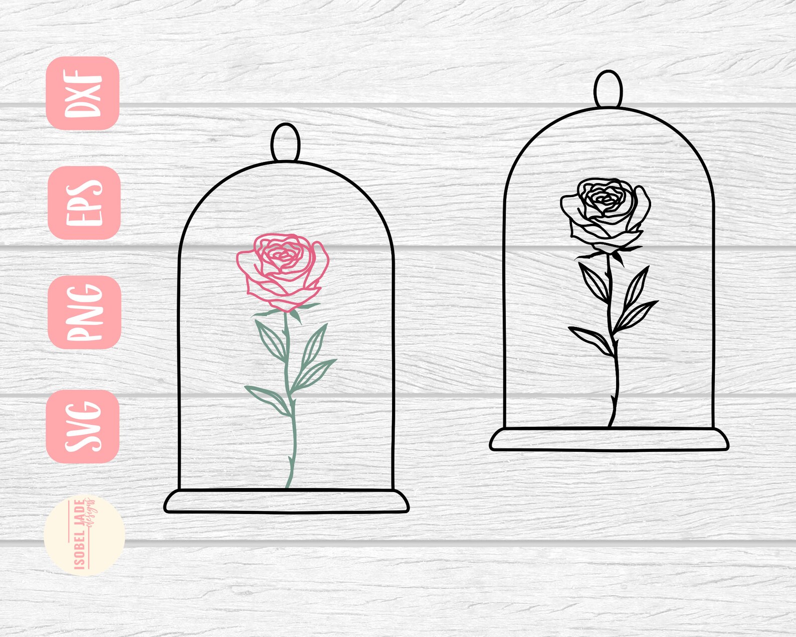 Rose Svg Flower Svg Belle Svg Jar Svg Mason Jar Svg Line - Etsy Australia