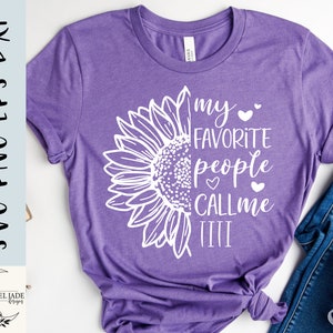 Titi SVG Design - My Favorite People Call Me Titi SVG File for Cricut ...