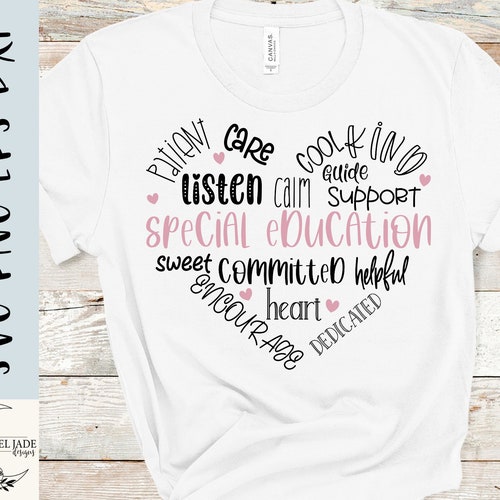Special Education Teacher Cricut Machine Design Svg Instant - Etsy