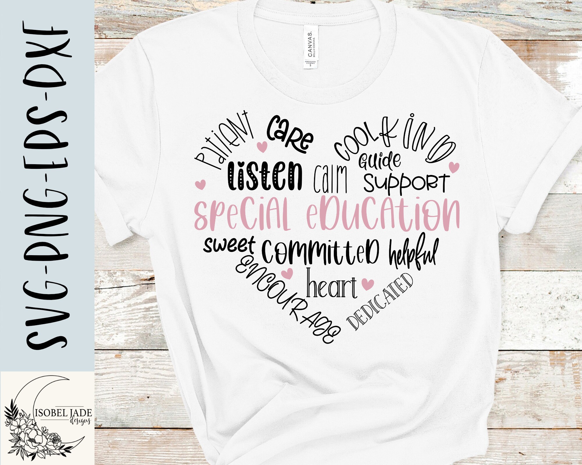 Special Education Svg SPED Svg Heart Svg Teacher Shirt Svg - Etsy