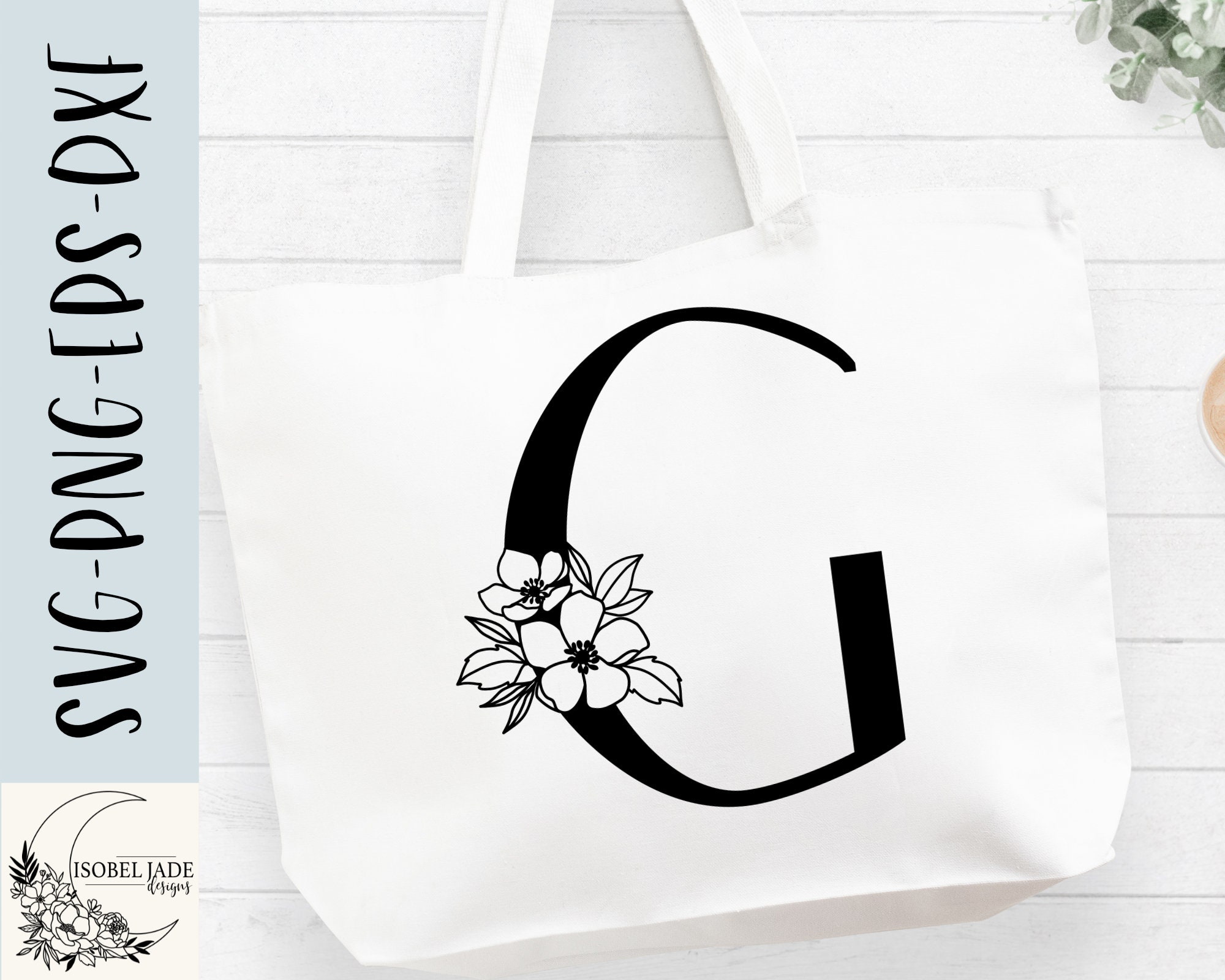 Letter G Svg Monogram Svg Name Svg Floral Letter Svg | Etsy Australia