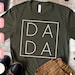 Dada SVG Design Dad Shirt SVG File for Cricut Dad Square | Etsy