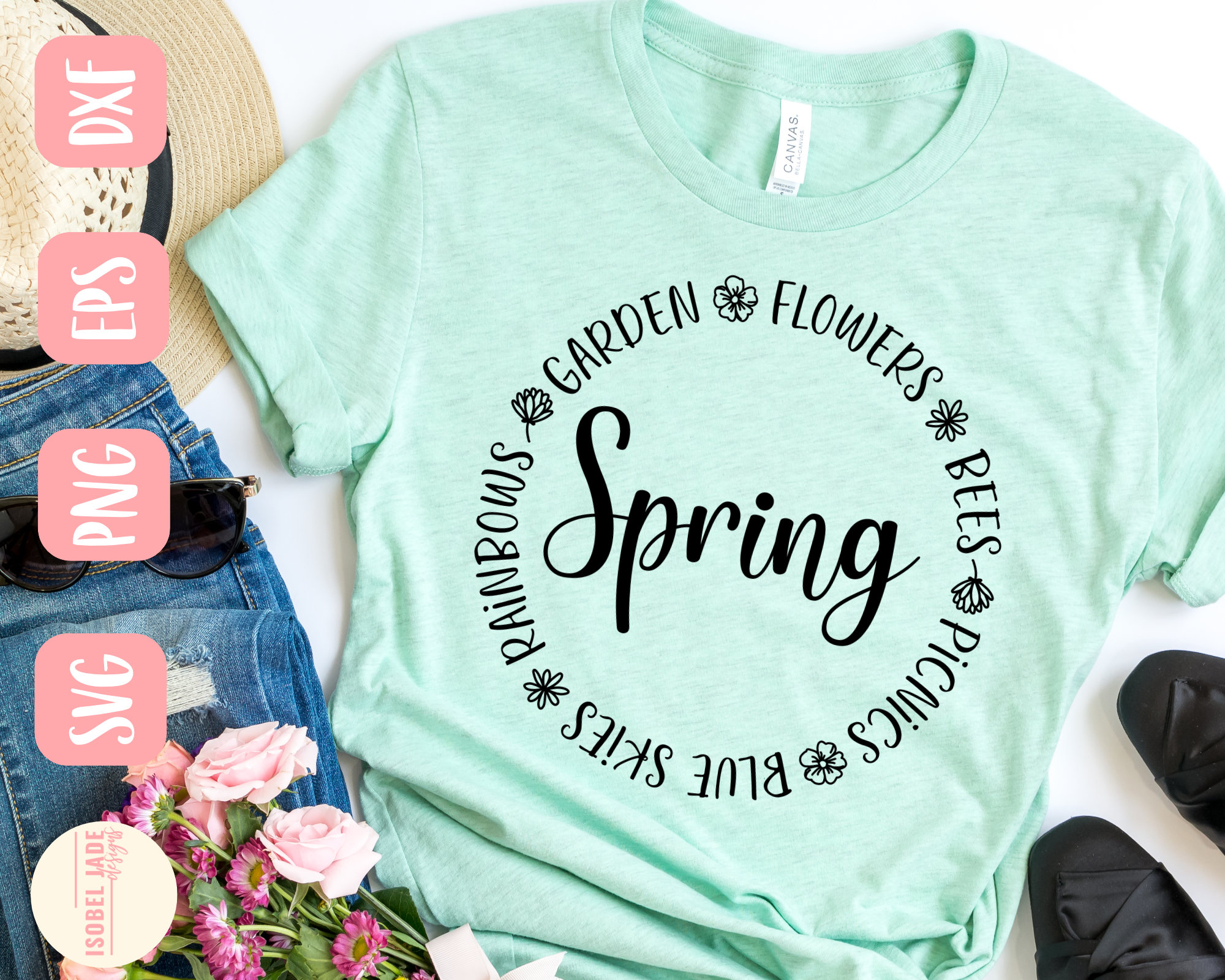 Spring SVG design Spring shirt SVG for Cricut Spring has | Etsy