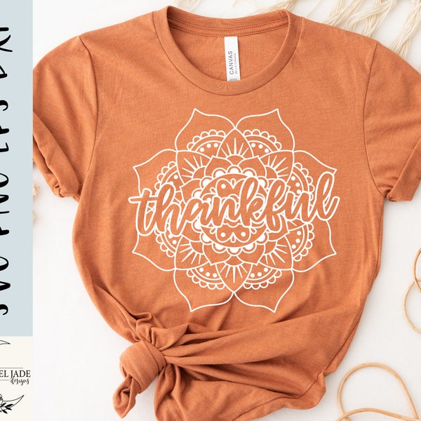 Thankful Svg - Etsy