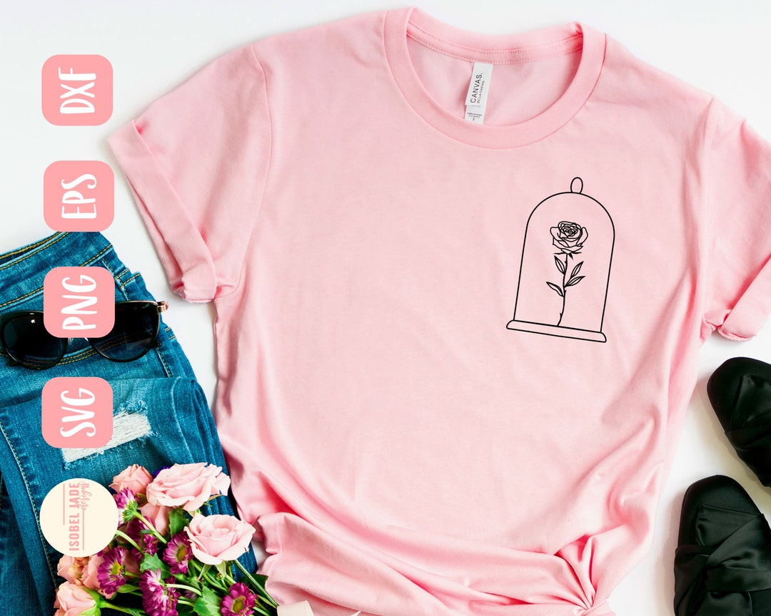 Rose Svg, Flower Svg, Belle Svg, Jar Svg, Mason Jar Svg, Line Drawing ...