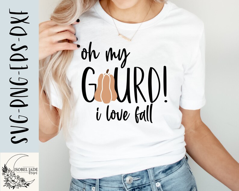 Oh My Gourd SVG Design - Fall Sign SVG for Cricut - Funny Fall SVG ...