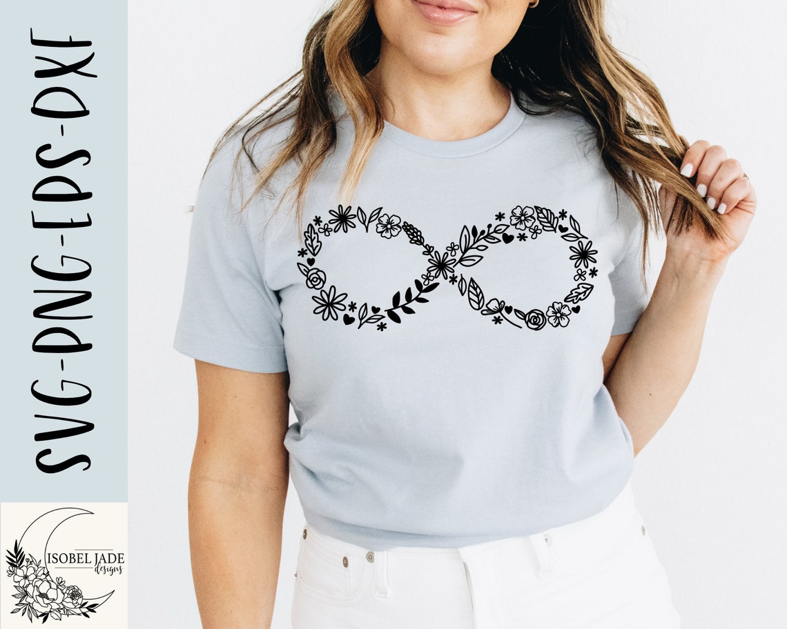 Flower Infinity SVG Design Neurodiversity SVG for Cricut - Etsy