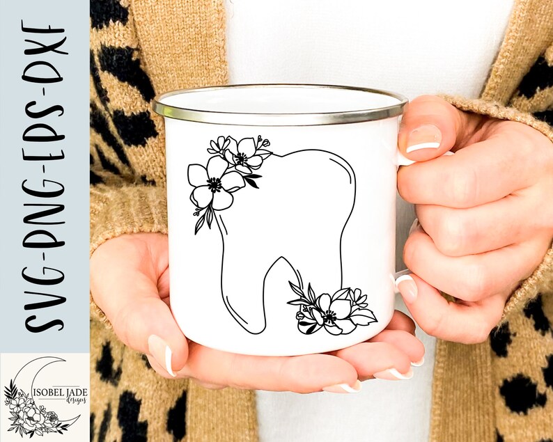 Floral Tooth Svg Dental Shirt Svg Tooth Svg Flower Shirt - Etsy