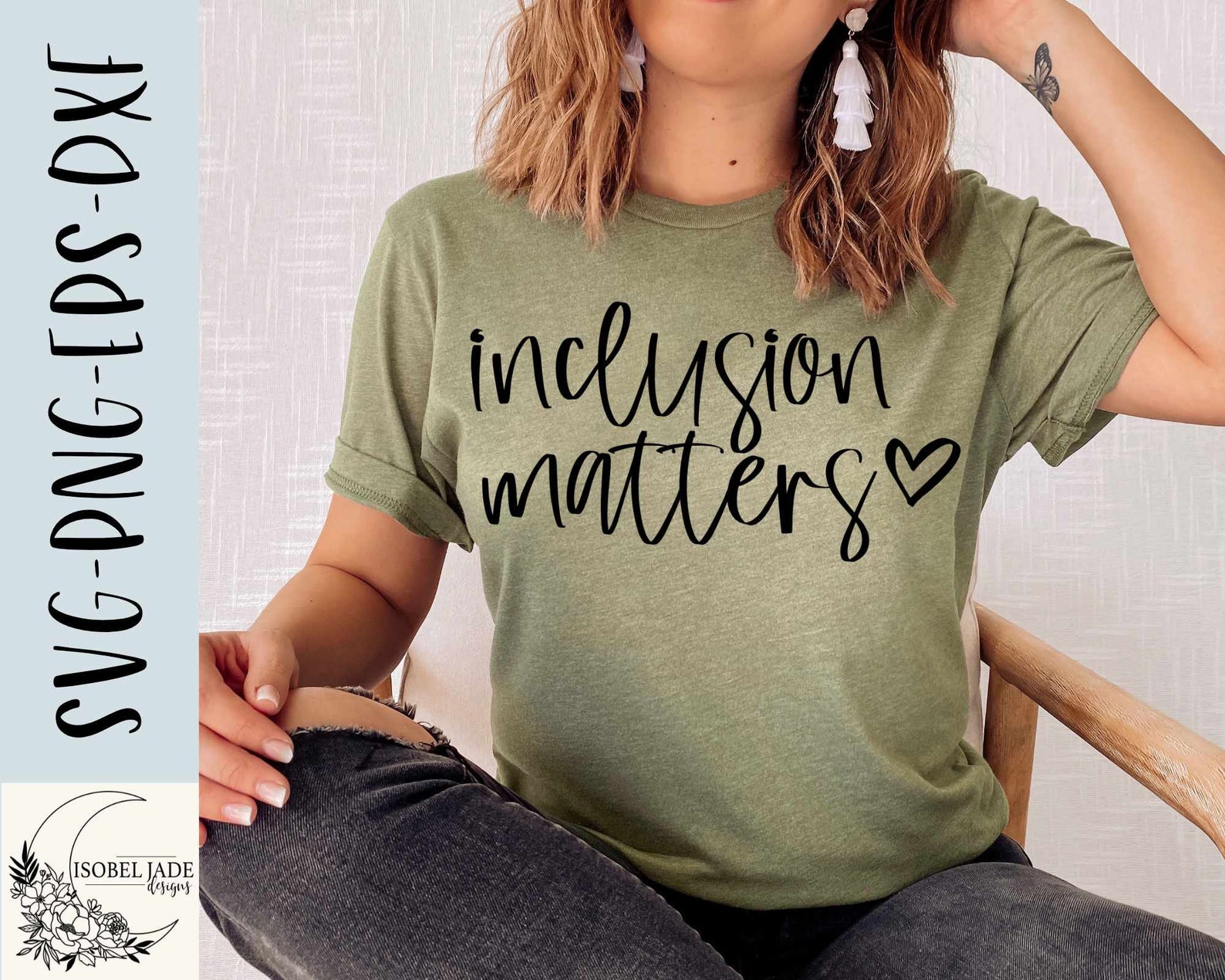 Inclusion Matters SVG Design: Kindness, Neurodiversity (digital ...