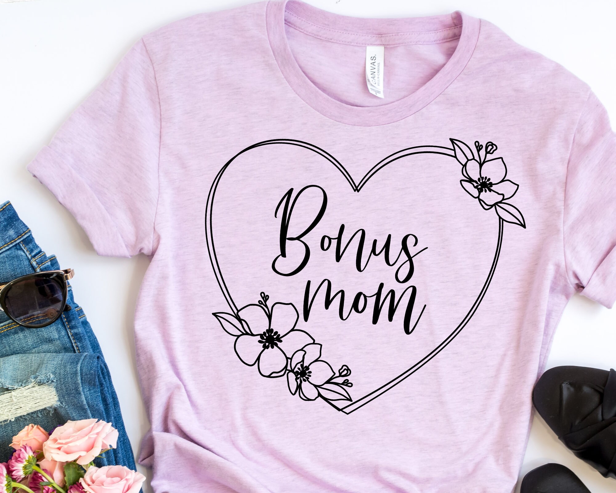 Bonus Mom Svg Bundle Design Step Mom Bundle Svg File For Etsy