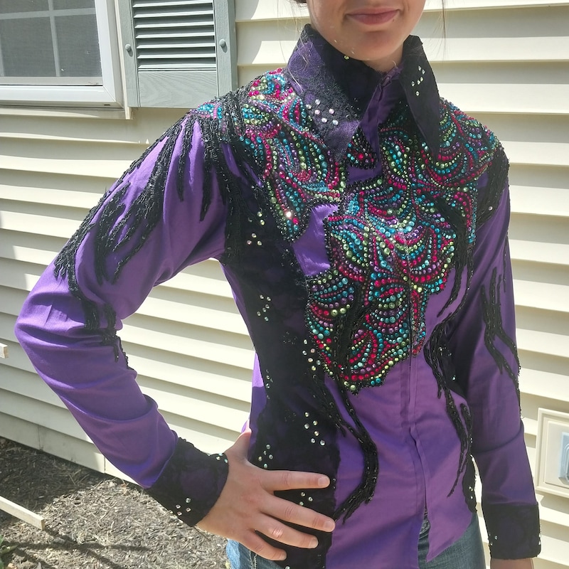 Rhinestone Rodeo Dress - Etsy