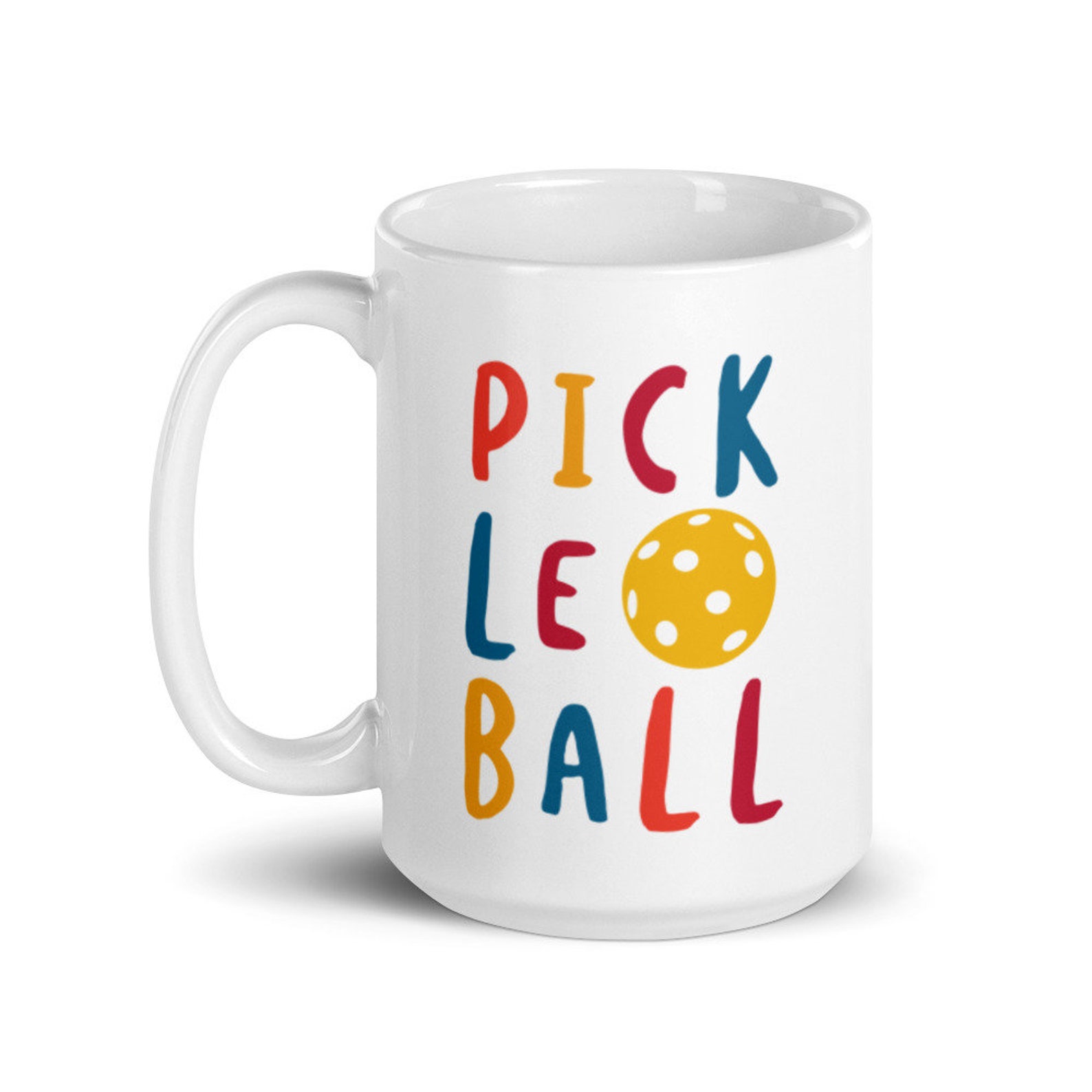 Fun Colorful Pickleball Coffee Mug Pickleball Player - Etsy.de