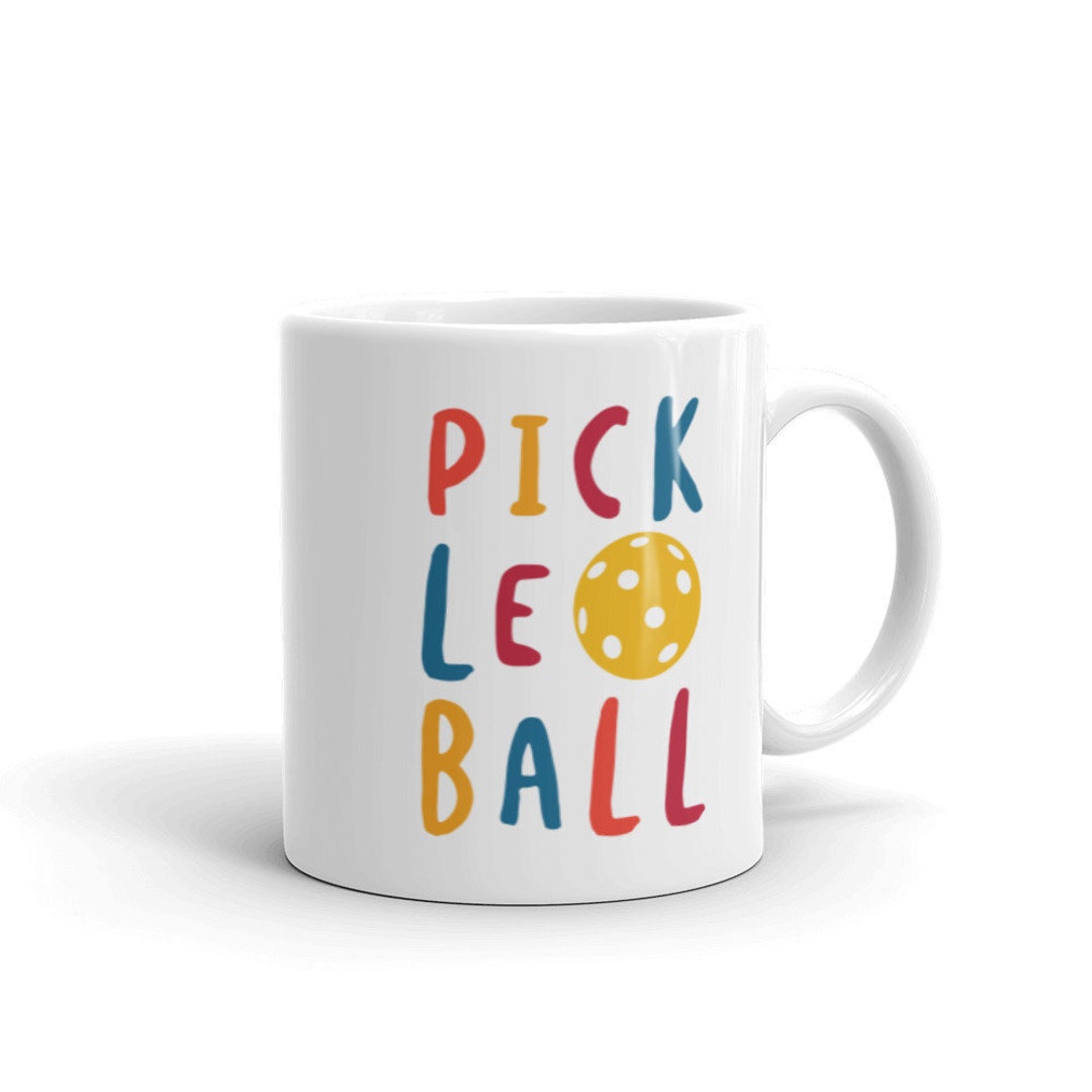 Fun Colorful Pickleball Coffee Mug Pickleball Player - Etsy.de