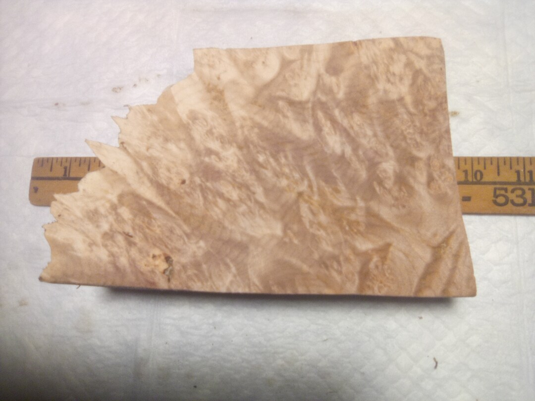 1 Maple Burl Turning Block 7x4.5x1.75 - Etsy