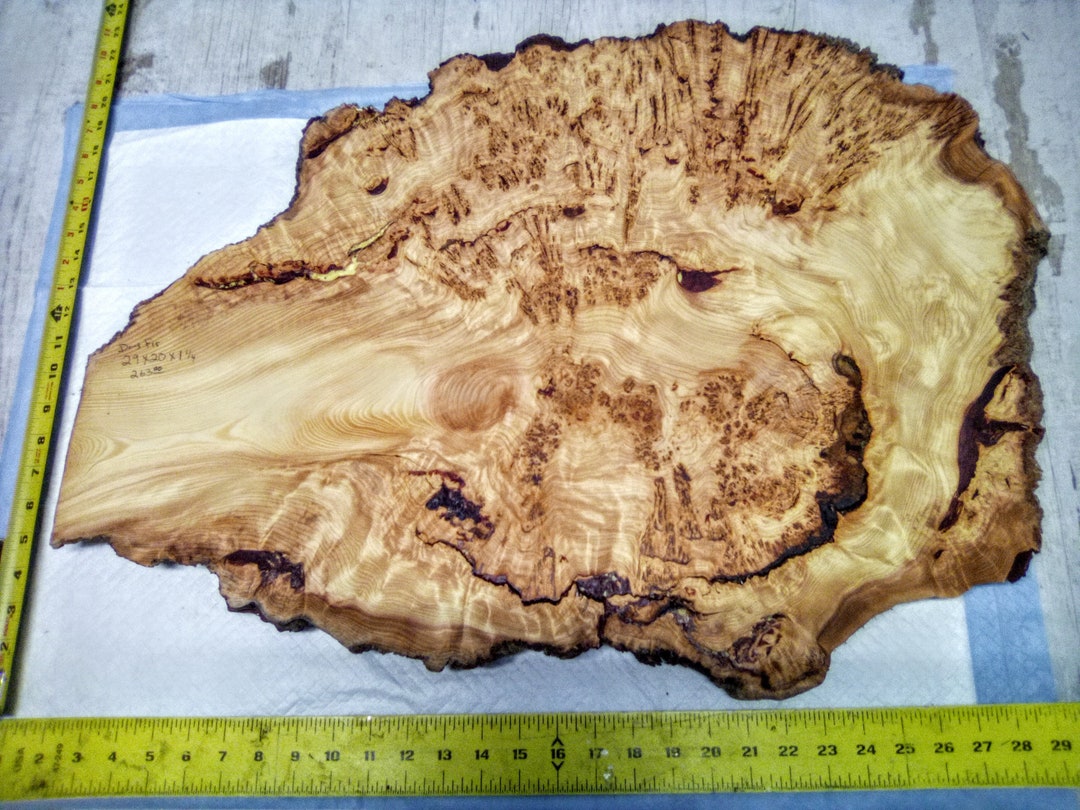 Douglas Fir Burl Table Top 29"x20"x1.25" - Etsy