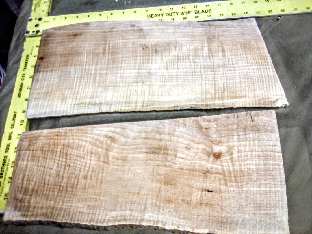 Fiddleback Maple...thin Stock...2 Pieces - Etsy