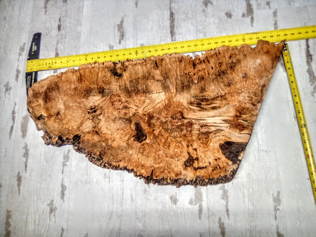 Maple Pin Burl Slab -turning Stock -river Table 32"x16"x2.25" - Etsy