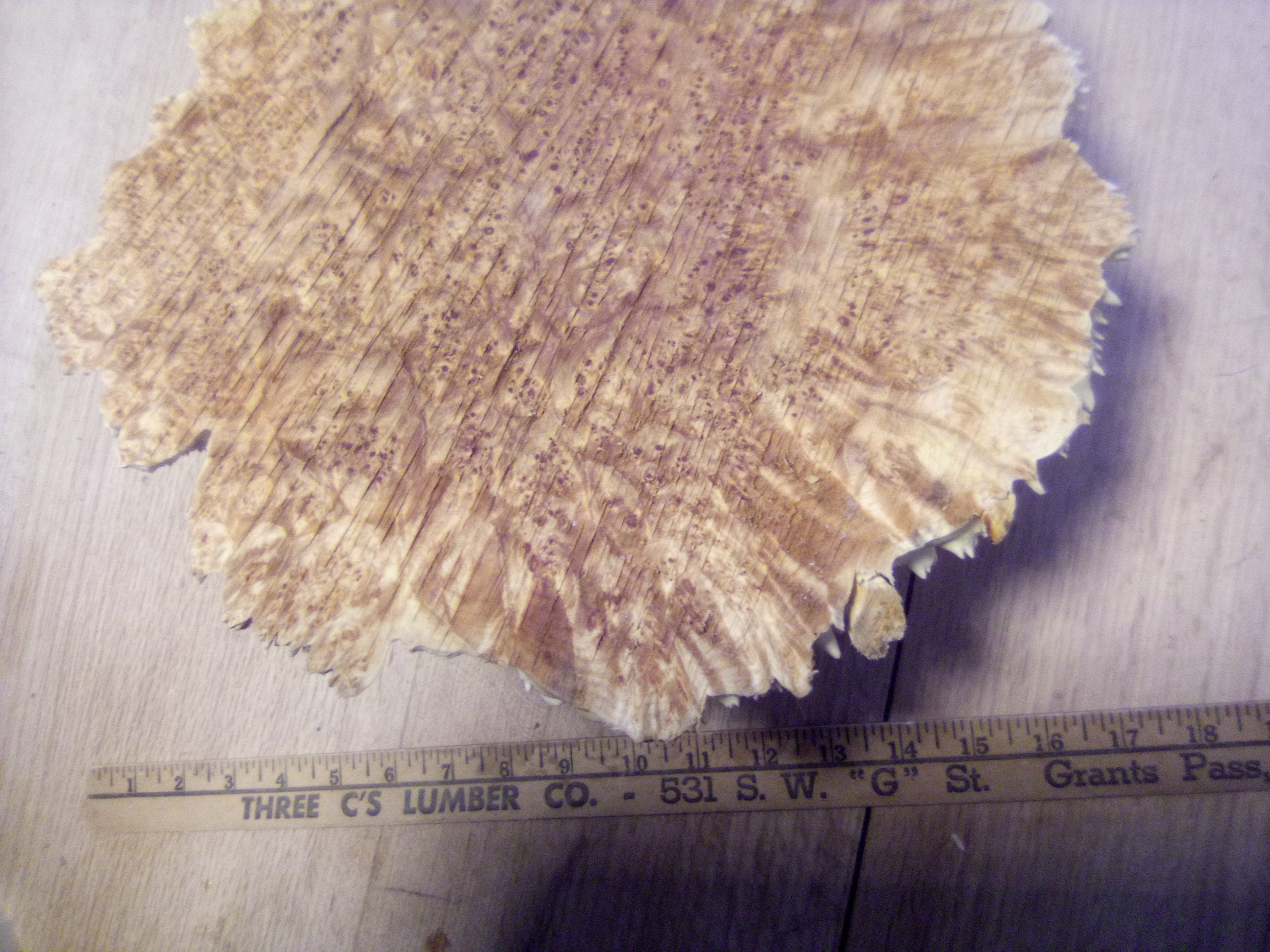 1 Maple Pin Burl -quilt Cap 17"x12"x3.5""bark Removed!! - Etsy