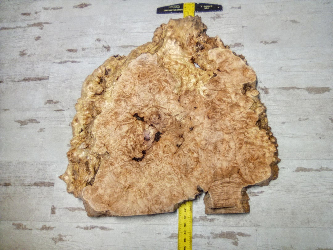 Maple Burl Slab 33"x31"x2" ... River/resin Table Top...32lbs...free ...