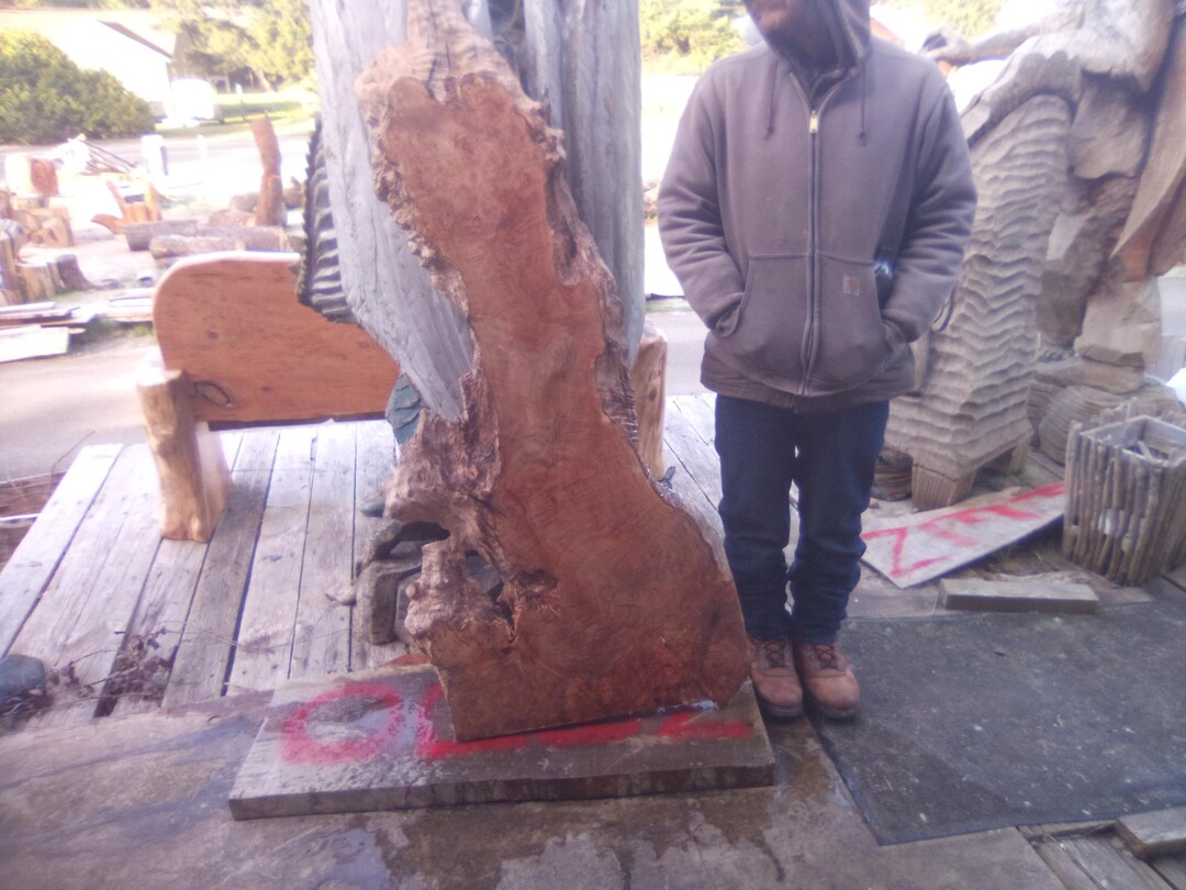 1 Figured ,maple Burl Hunk 62"x27x2.25"..epoxy Burl Table... Natural ...