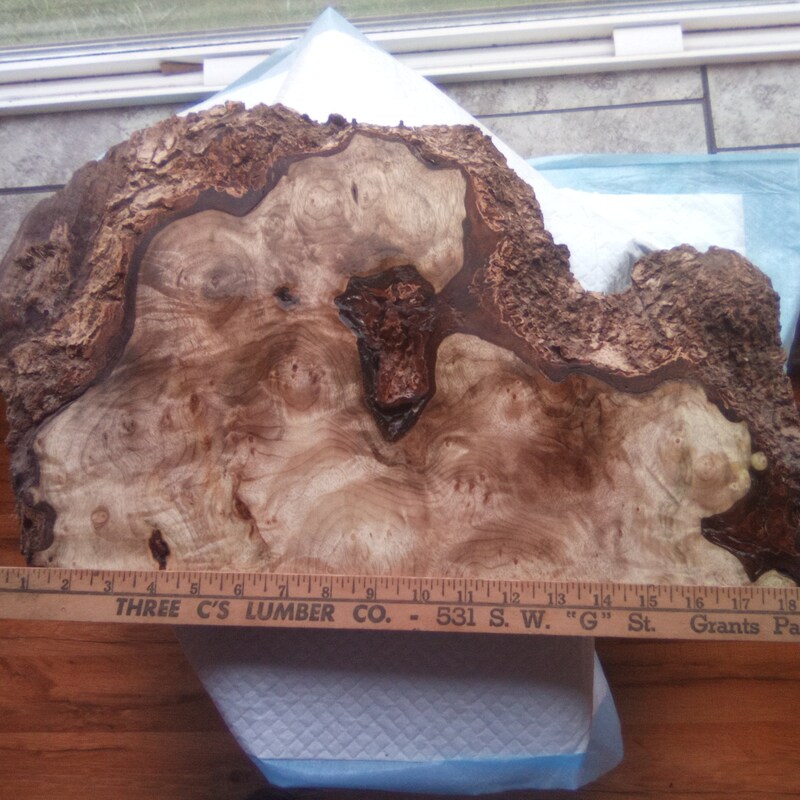 Burl Wood Resin Cutting Board - Etsy