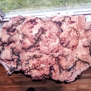 Fractal Douglas Fir Burl Table Top 29"x20"x1.25"quite Electrified!!! - Etsy