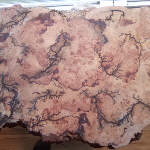 Fractal Douglas Fir Burl Table Top 29"x20"x1.25"quite Electrified!!! - Etsy