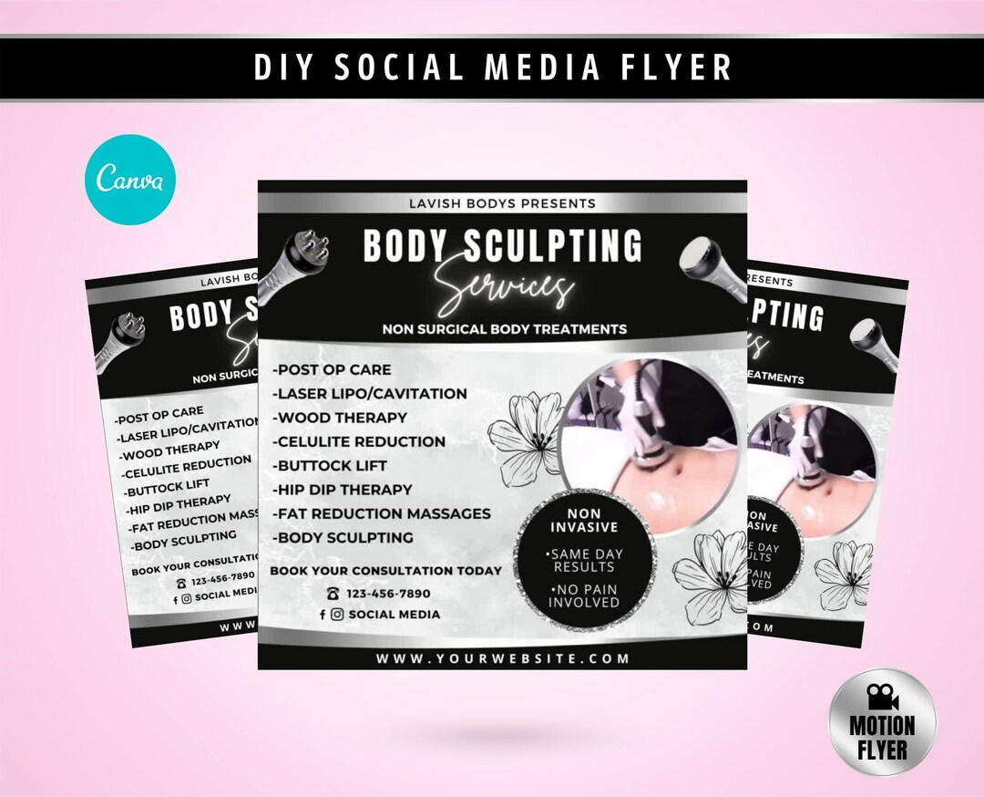 DIY Motion Flyer - Body Contouring Services - Body Contouring - Social ...