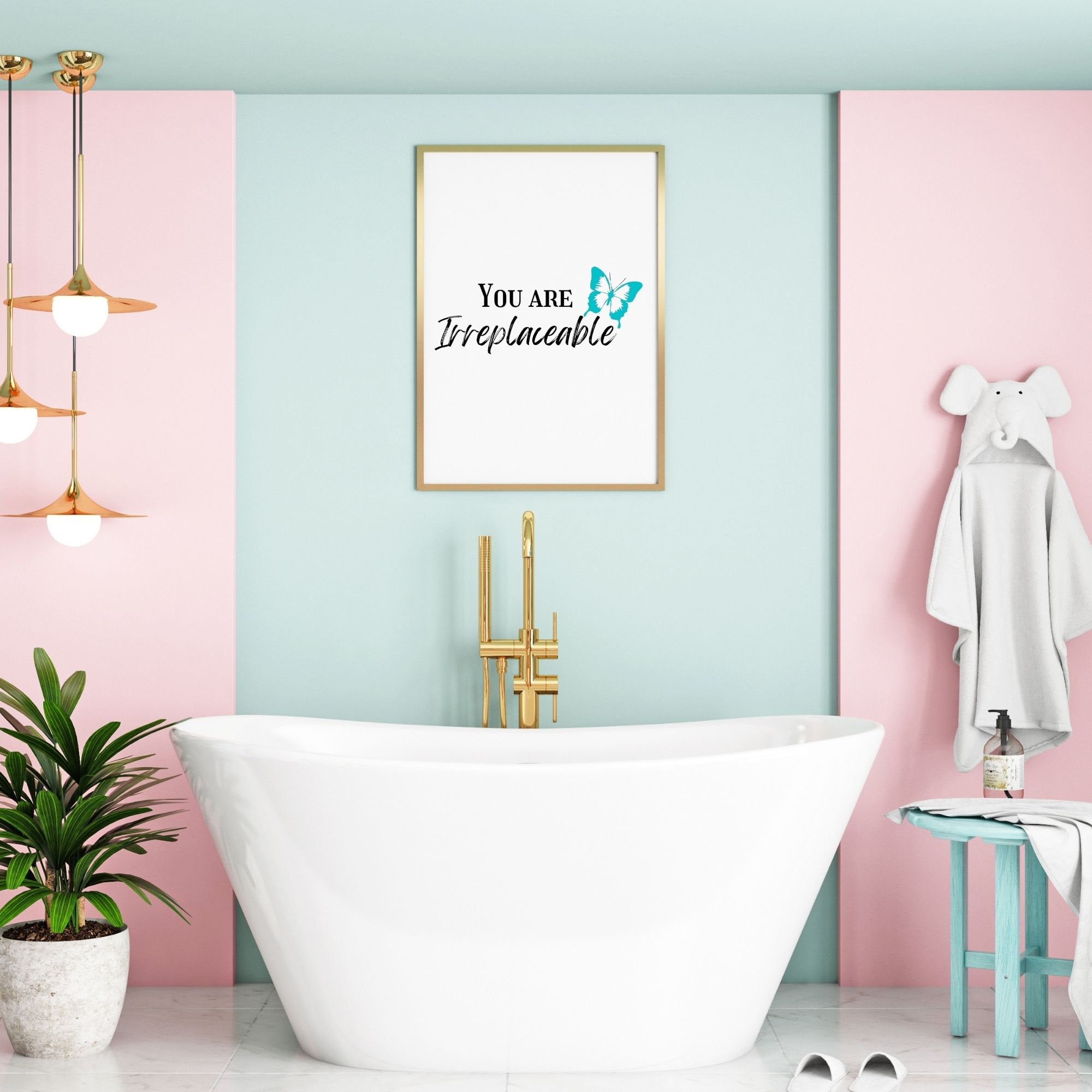 YOU ARE IRREPLACEABLE Printable Wall Art Wall Decor Home - Etsy