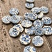 Delft Octagon Porcelain Buttons-delft Buttons-artisan Buttons-porcelain ...