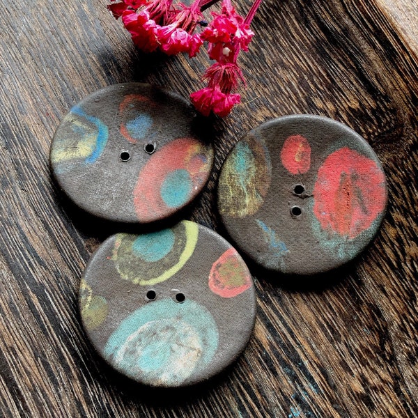 Ceramic Buttons - Etsy