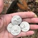 Ivory Bee Porcelain Artisan Buttons-ceramic Buttons-pottery Button-bee ...