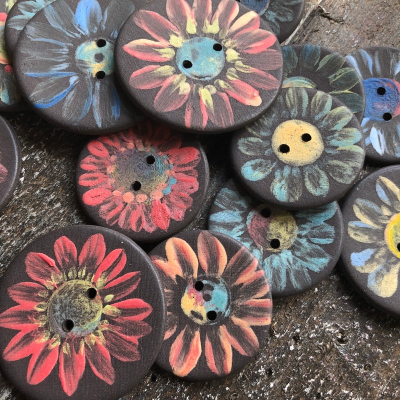 Ceramic Buttons - Etsy