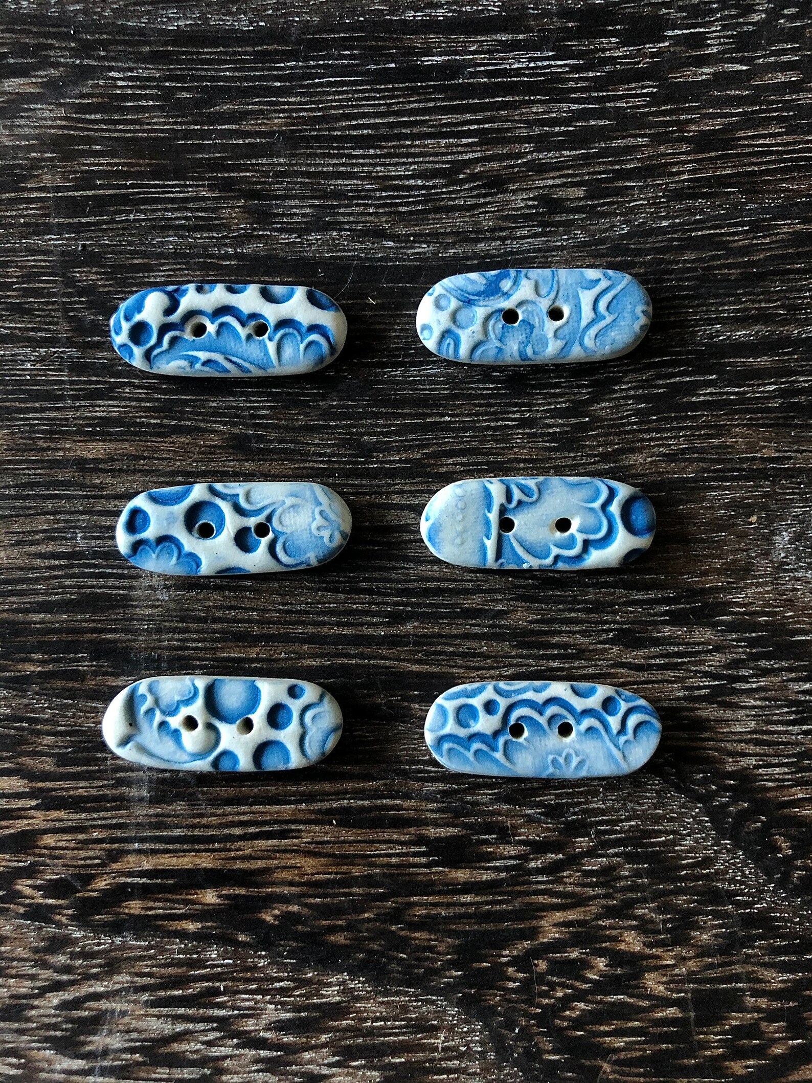 Toggle Buttons Delft Buttons Blue Toggle Button Black Toggle Etsy